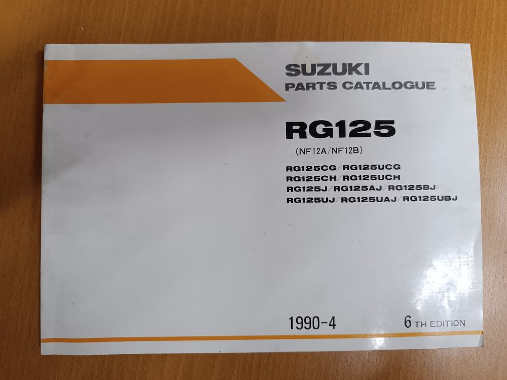 Suzuki RG 125 1990-94 catalogue | Kaufen auf Ricardo