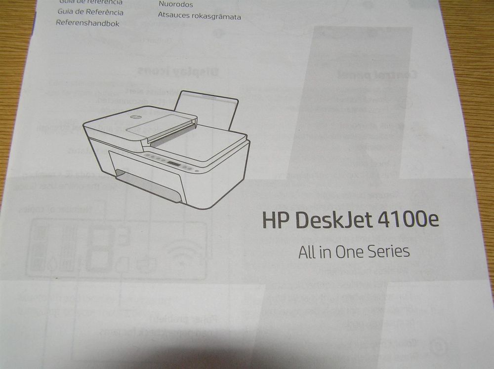 Neuer Drucker HP Deskjet 4100e (Neu (gemäss Beschreibung)) in Lumbrein ...