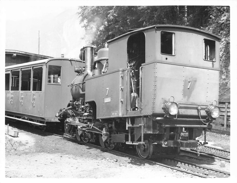 Foto 11 x 9 Eisenbahn Zug 1956 Brienzer Rothorn Gestell BRB | Kaufen ...