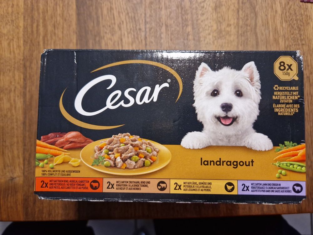 Cäsar Hunde Futter 8x150gr | Kaufen auf Ricardo