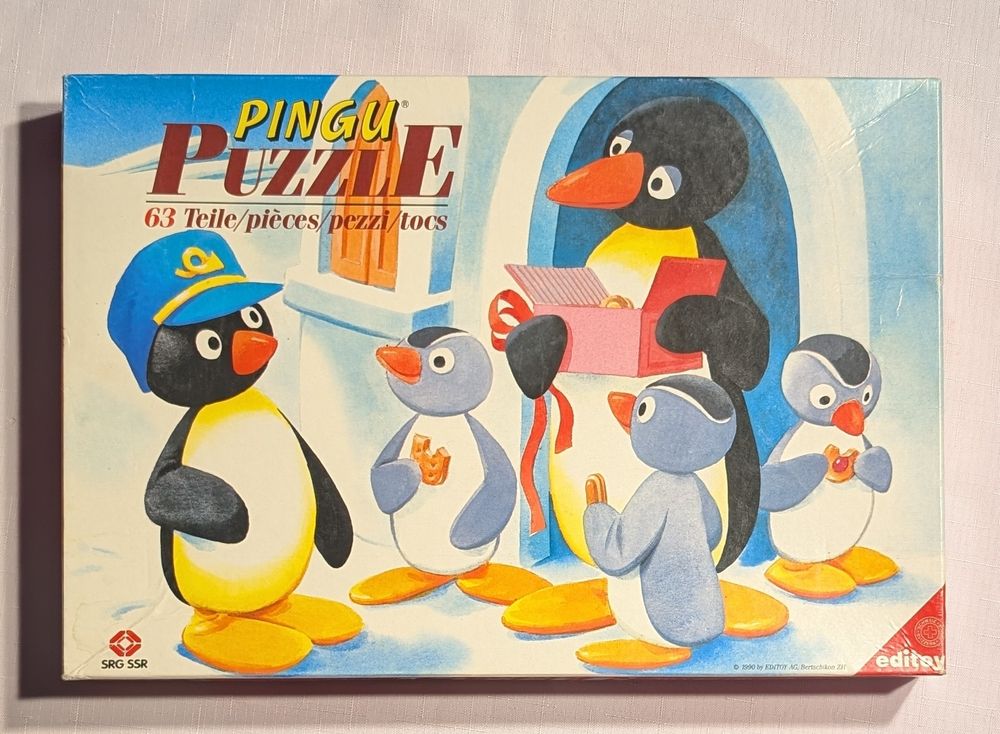 PINGU Puzzle 63 Teile aus dem Jahr 1990 (Gebraucht) in Wängi für CHF 16 ...
