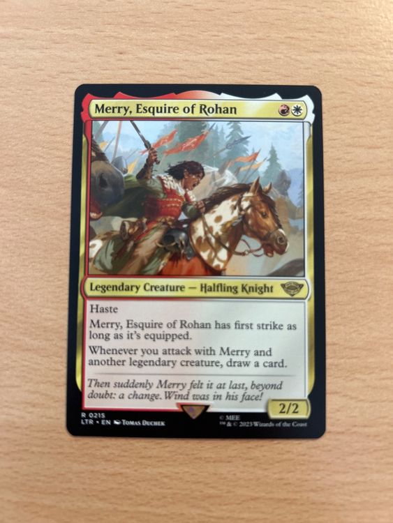 0215 Lord of the Rings - Merry, Esquire of Rohan - MTG (D'occasion) à ...