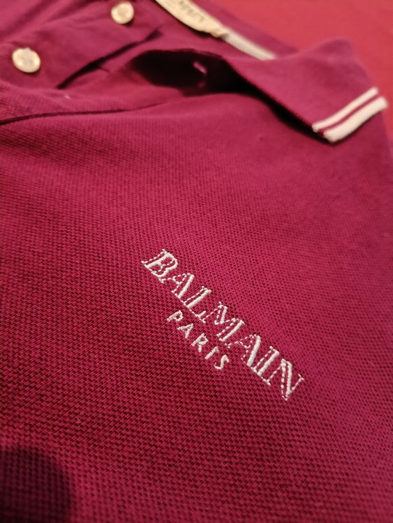 Balmain Paris Polo / Vintage / Bordeaux / XL (Gebraucht) in Zürich für ...