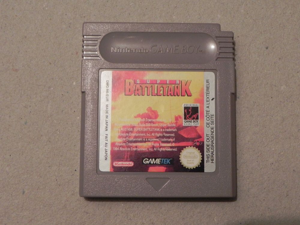 Nintendo Gameboy Game Boy Spiel Super Battletank (Gebraucht) in Siebnen ...
