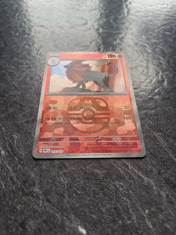 🇬🇧 Pyroar masterball - Prismatic evolution - 016/131 (Neuf (Voir ...