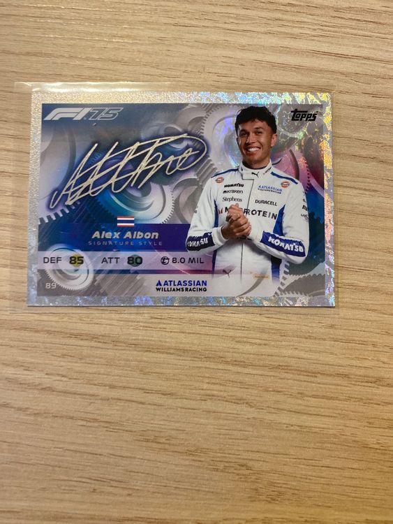 Topps Turbo Attax 2025 Alex Albon Signature Style (Neu (gemäss ...