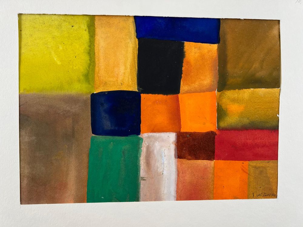 Farbstudie - Farbenkomposition Aquarell Signiert (Gebraucht) in Neuhausen am Rheinfall für CHF ...