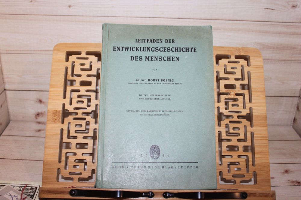 Leitfaden der Entwicklungsgeschichte des Menschen-Boenig (Gebraucht) in ...