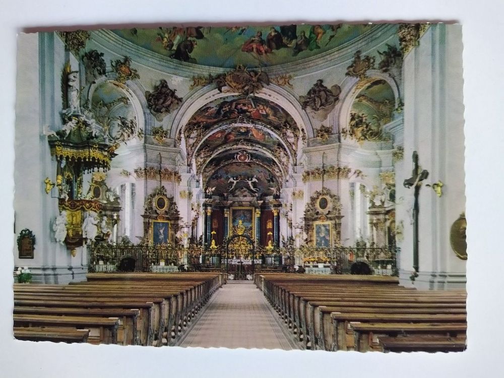St. Gallen, Barock-Kathedrale, ungelaufen, alt, sauber (Gebraucht) in Ohmstal für CHF 3 – mit ...
