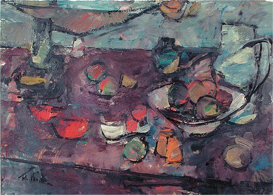 Walter Emil Müller. Stilleben. Öl auf Pavatex (Gebraucht) in Zumikon für CHF 220 – mit Lieferung ...