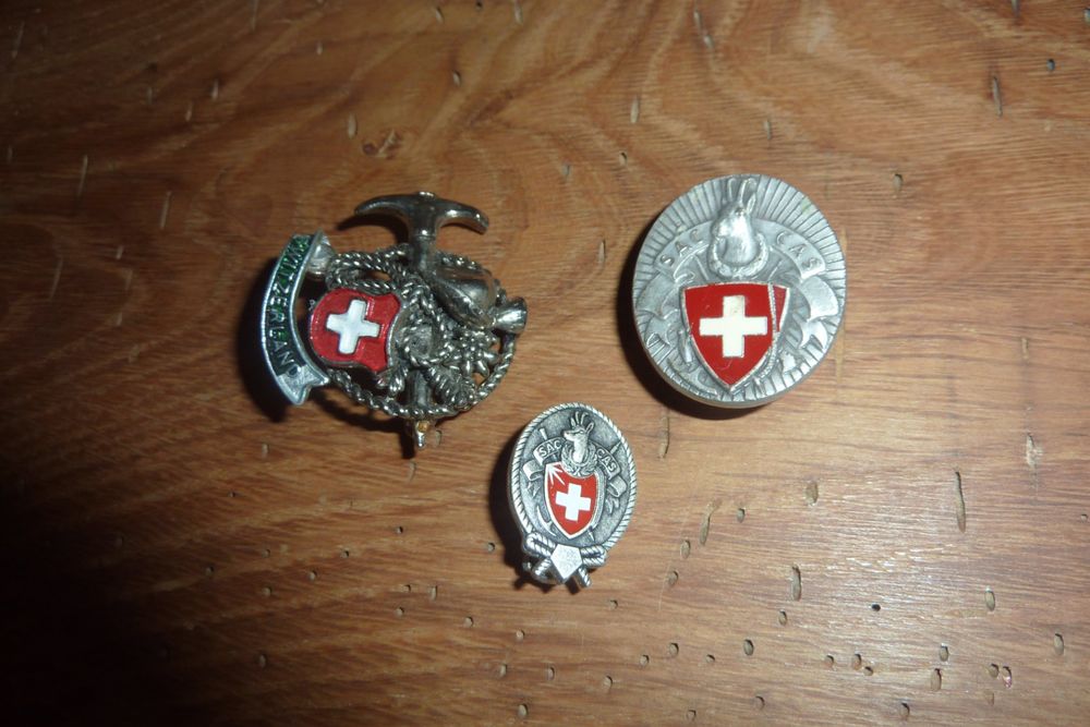 Abzeichen, Schweizerischer Alpenclub, SAC, CAS,Switzerland (Gebraucht ...