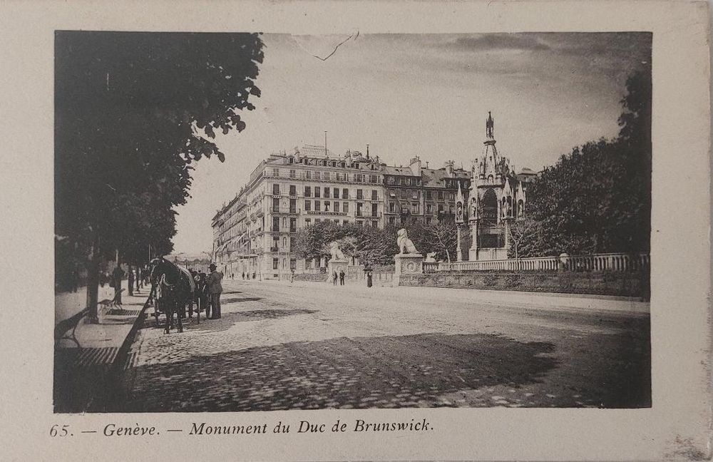 GENÈVE - Monument du Duc de Brunswick - Calèche (Gebraucht) in Delémont ...