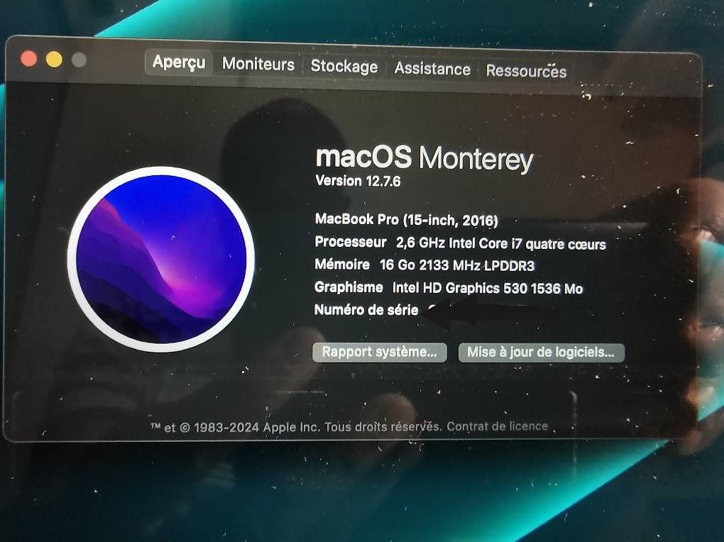 MacBook Pro 15 pouces i7-6700HQ 2.6GHz Retina Touch bar (D'occasion) à ...