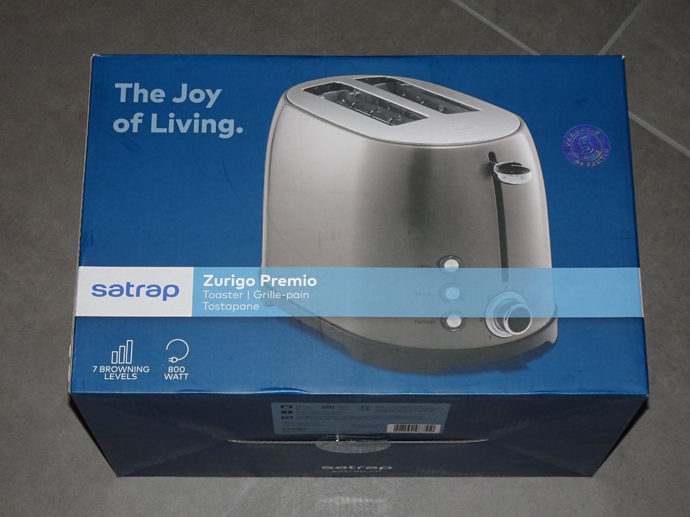 Satrap Toaster Zurigo Premio * NEU / OVP * | Kaufen auf Ricardo