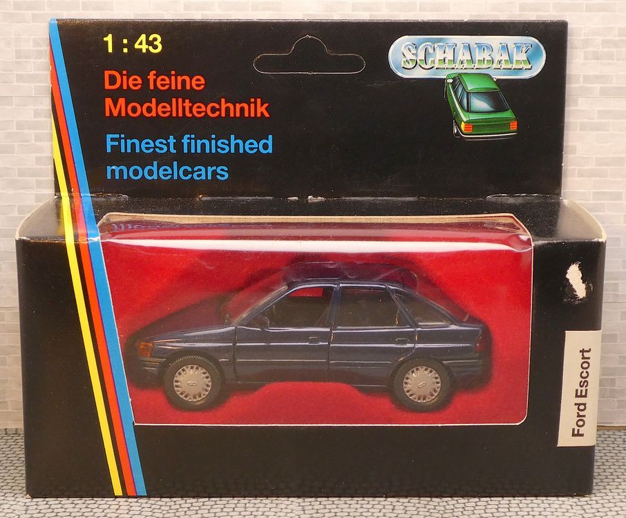 Schabak Ford Escort Sammlermodell 1:43, 90er Jahre (Gebraucht) in ...