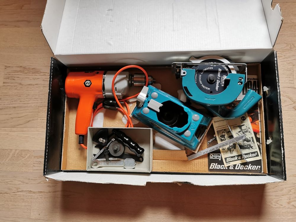 Black + Decker Bohrmaschine mit Säge und Schleifmaschine (Gebraucht) in ...
