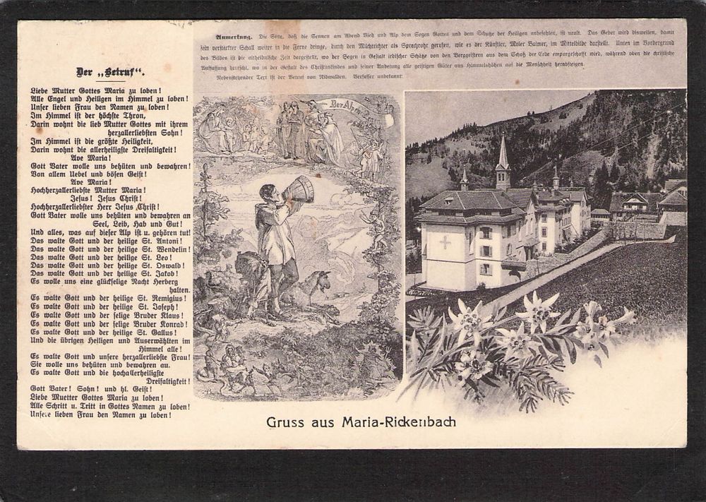 #Maria - Rickenbach NW , gel. 1927 (Gebraucht) in Reichenburg für CHF ...