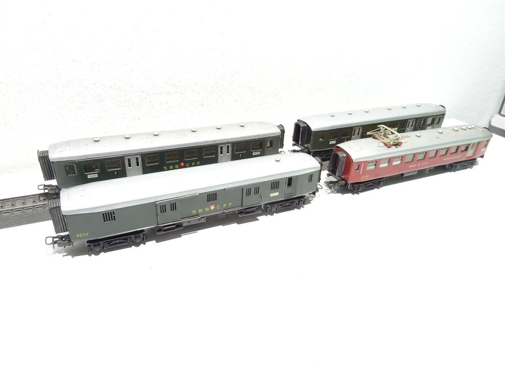 4 Märklin Personenwagen SBB HO 4015 u.a. | Kaufen auf Ricardo