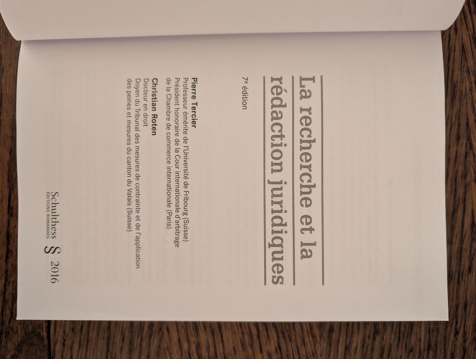 La recherche et la rédaction juridiques, 7eme Edition (D'occasion) à ...