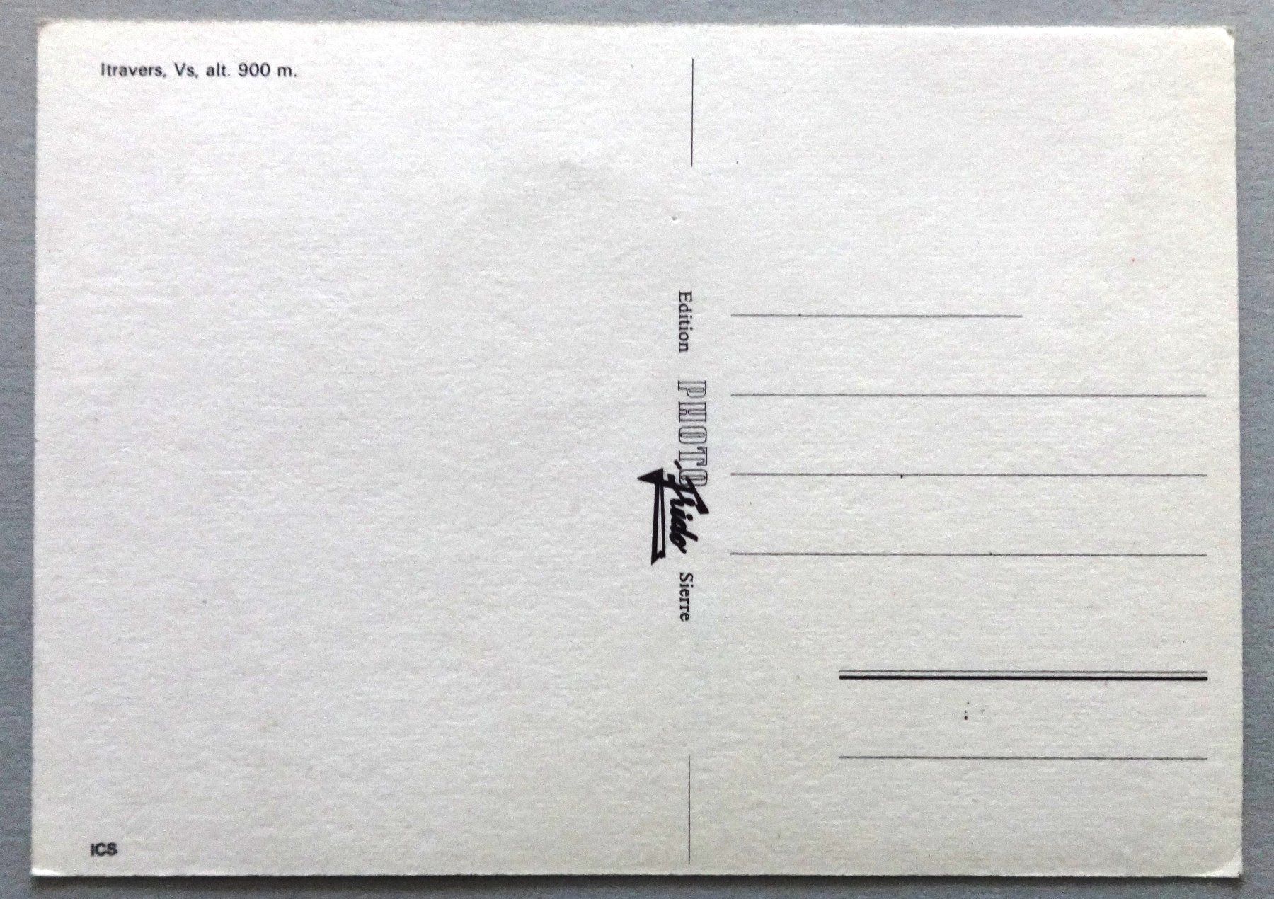 Itravers, Vs, alt. 900 m (D'occasion) à Fétigny pour CHF 1 – avec ...