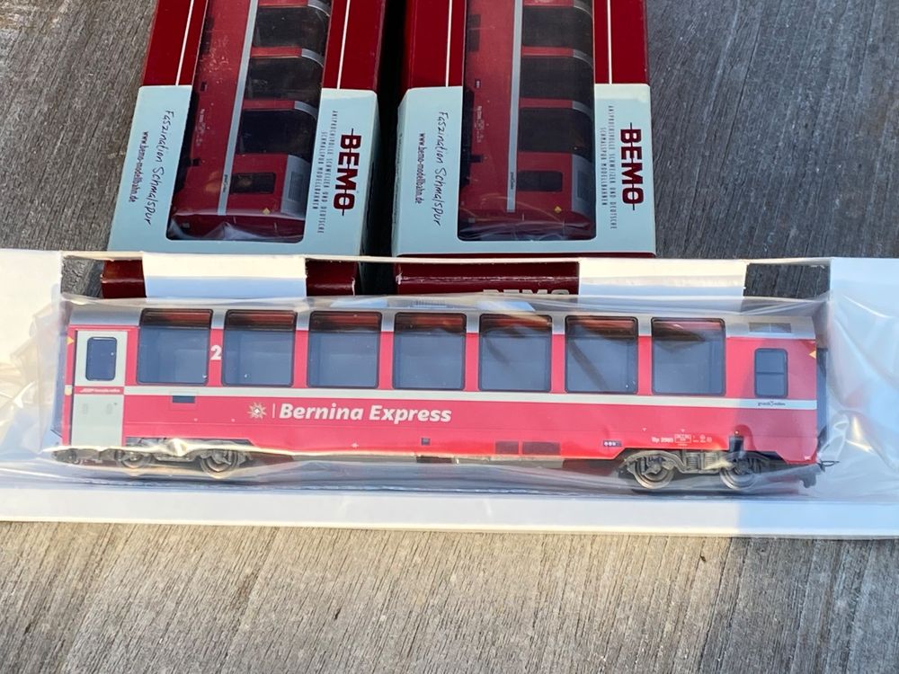 RhB Bemo Bernina Express Zug mit 5 Wagen neu (Neuf (Voir description)) à Goldau pour CHF 475 ...