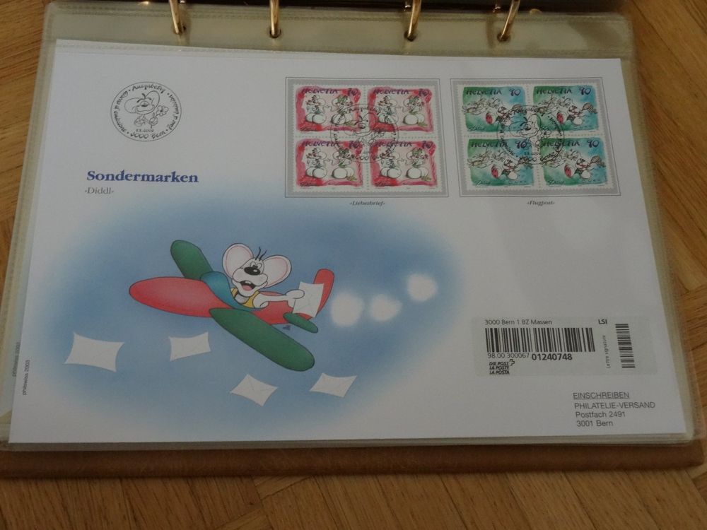 FDC 2003 Diddl LUXUSBRIEF (Gebraucht) in Olten für CHF 5 – mit Lieferung auf Ricardo kaufen