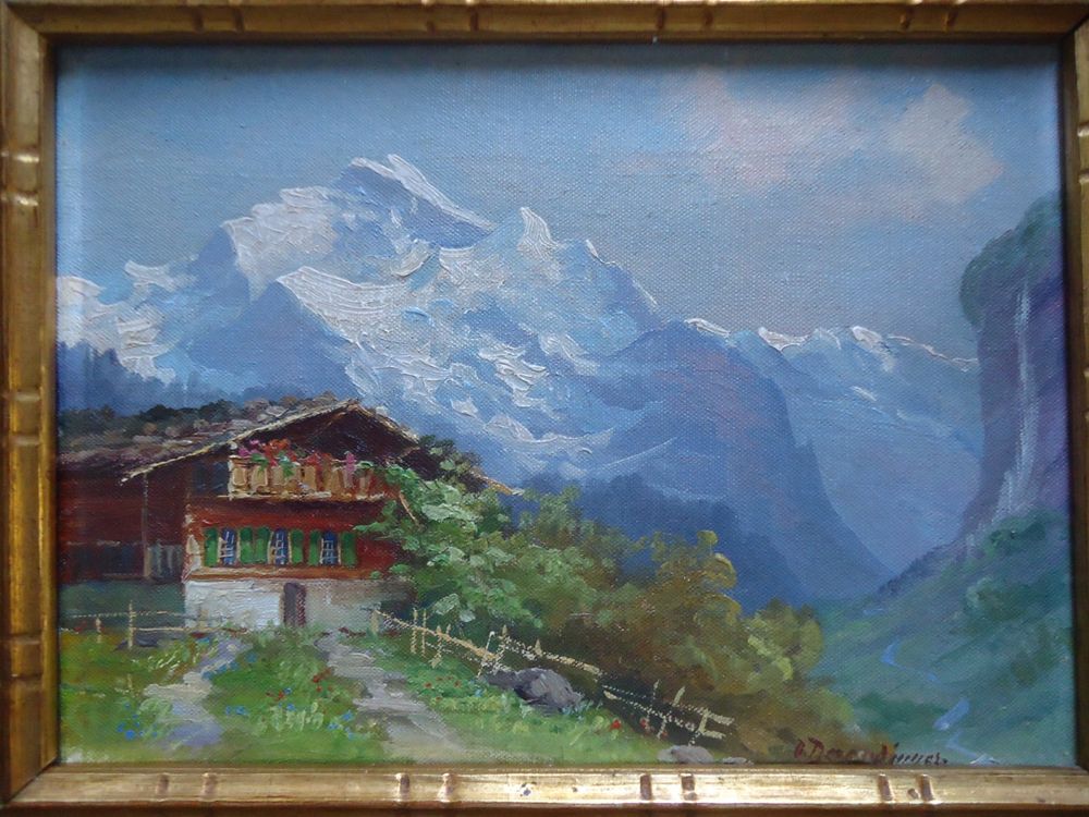 OLGA DERENDINGER 1887-1976 OEL AUF LEINWAND | Kaufen auf Ricardo