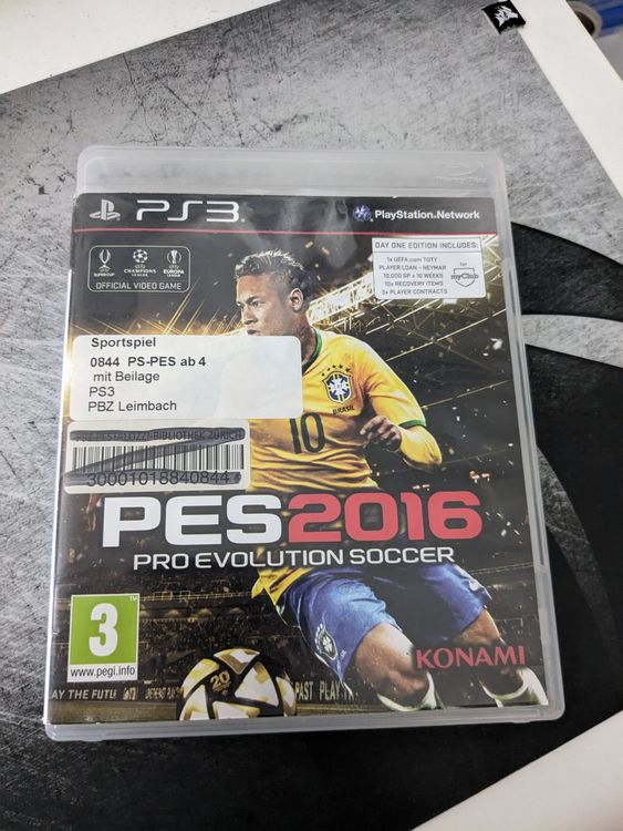 PES 2016 Pro Evolution Soccer - PS3 Game - Playstation (Gebraucht) in ...