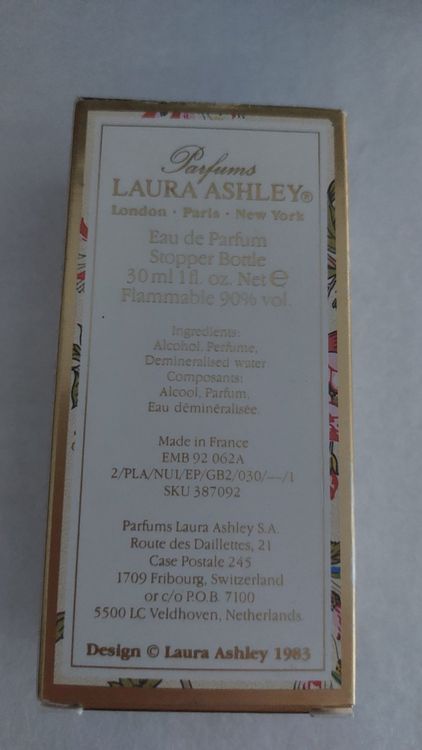 Laura Ashley No 1 Vintage aus den 80er Jahren Eau de Parfum | Kaufen ... Laura Ashley No 1 Vintage aus den 80er Jahren Eau de Parfum | Kaufen ...