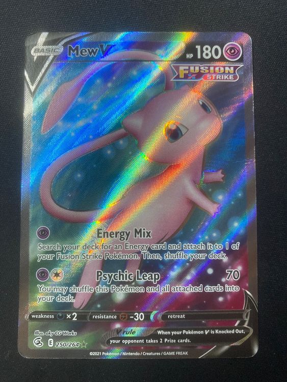 Mew V 250 Ultra Rare - Fusion Strike - EN ab 1 | Kaufen auf Ricardo
