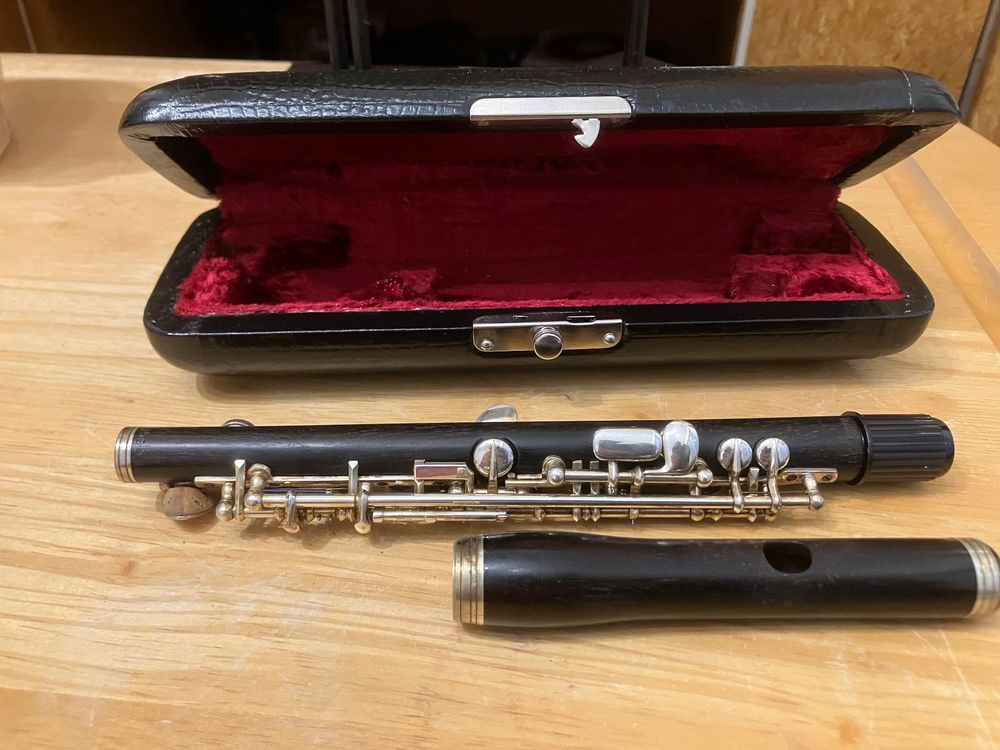 Antike Piccoloflöte, Philipp Hammig, Markneukirchen, Etui. | Kaufen auf ...
