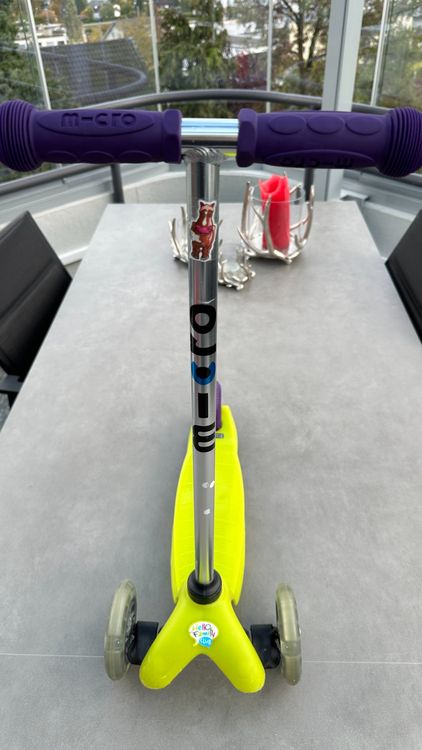 Wie neu! Micro Mini Kickboard mit LED Reifen, Model 3 in 1 (Neu (gemäss ...