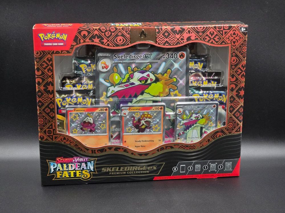 Skeledirge ex Premium Collection box Paldean Fates / 🇬🇧 (Neuf avec ...