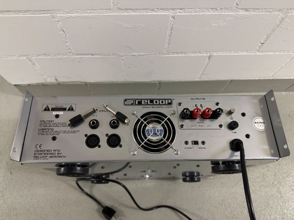 Verstärker, Endstufe, Amplifier Reloop RA-1000 PRO Silver (Gebraucht ...