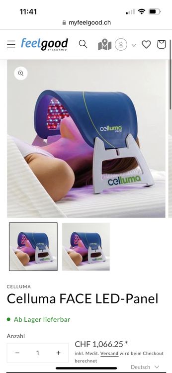 Celluma Face Lichttherapie Panel | Kaufen auf Ricardo