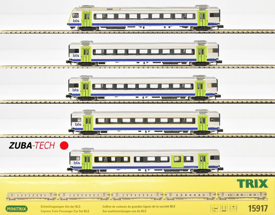 Minitrix 15917 EW III Wagenset NINA 5-tlg BLS Spur N OVP (Gebraucht) in St. Gallen für CHF 409 ...