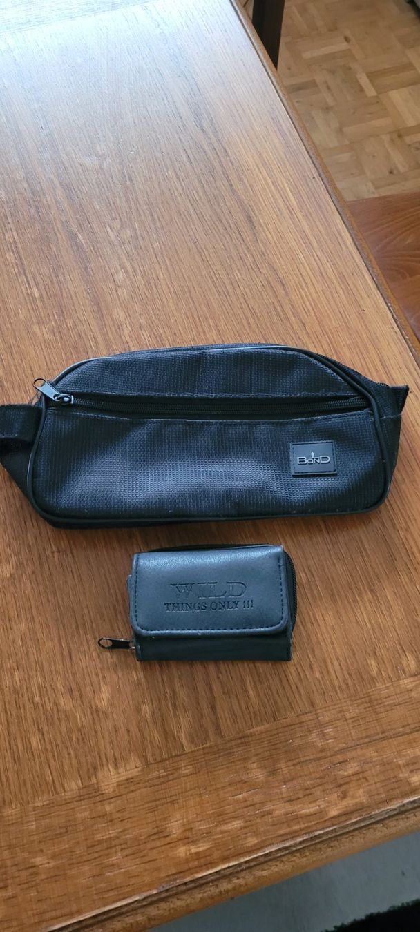 Trousse Bond/porte monnaie Wild think only/ cuir/Chasquette (Neuf (Voir ...