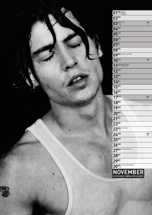 © Johnny Depp --CALENDAR ☆PHOTO-WAND-KALENDER ☆2014☆aus U.K. (Neu und ...