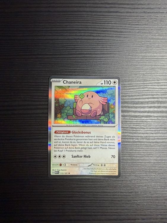 Pokemon TCG 151/Chaneira 113-165[Holo]🇩🇪 (Neu (gemäss Beschreibung)) in ...