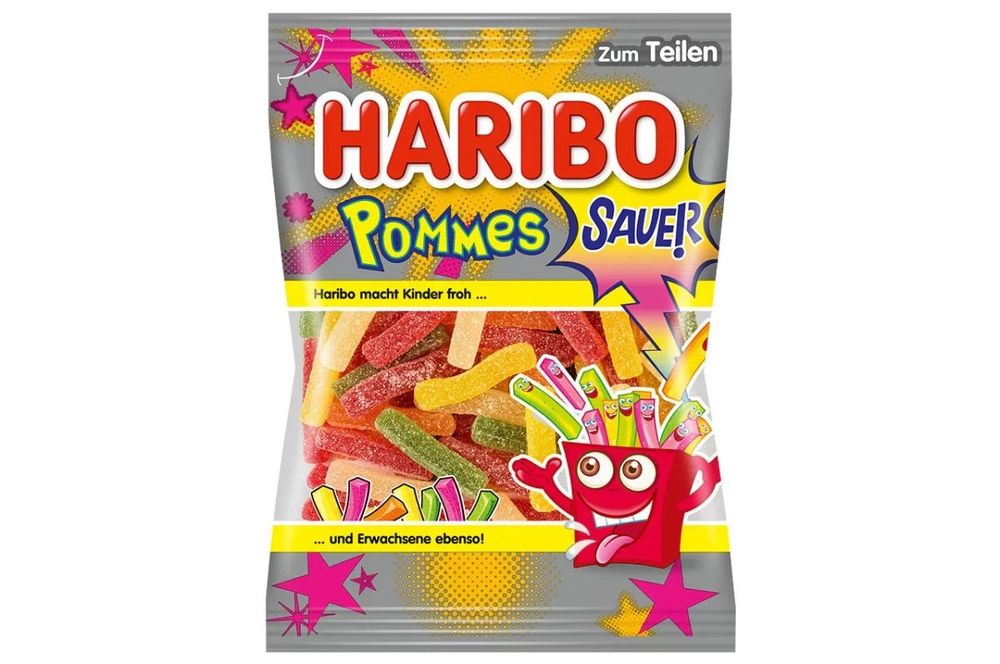 Haribo Saure Pommes Fruchtgummi 1 x 175g (Neu und originalverpackt) in ...