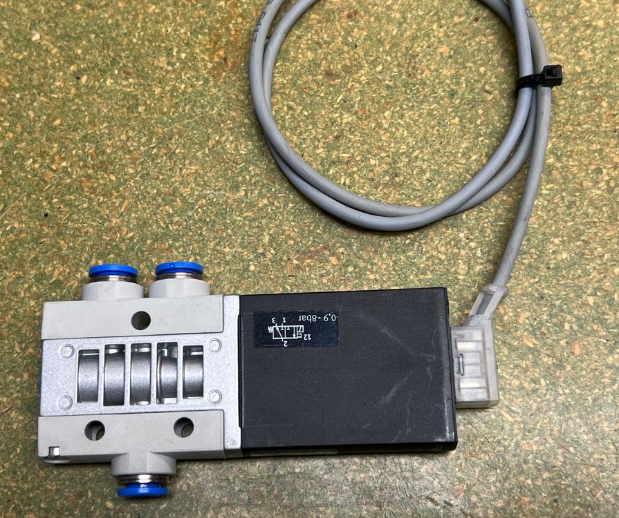 FESTO Magnetventil MHE3-M1H-3/2G-QS-6 24V Spule und Kabel | Kaufen auf Ricardo