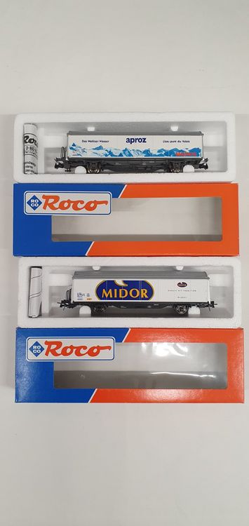 Roco 46601 & 46603 SBB Hbils Migros Aproz & Midor (Neu und ...