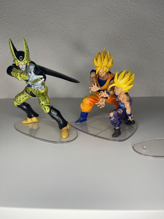 Dragonball Z Dramatic Showcase Gohan, Goku & Cell Figure (Neu (gemäss ...