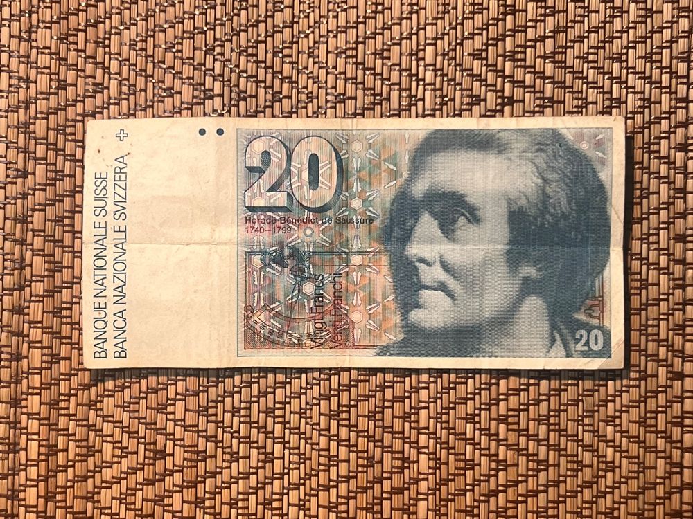 1 Alte CH Banknoten 20.- Fr. (Blau) Nr: 82P1678715 🔝 (Gebraucht) in ...
