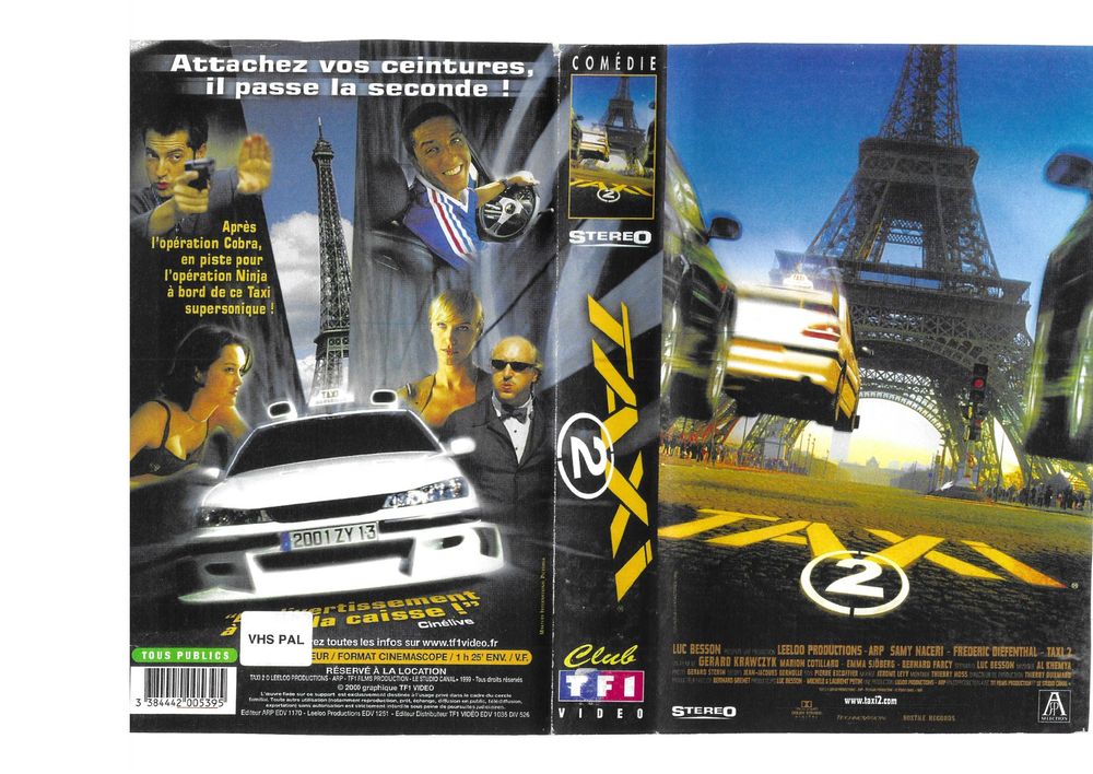 VHS -TAXI 2 (2000) de Luc Besson (Gebraucht) in Lausanne für CHF 0.5 – mit Lieferung auf Ricardo ...