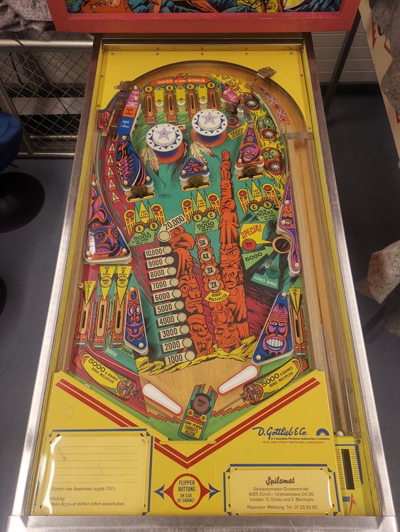 Totem Flipper Pinball Gottlieb System 1 solid state 1979 (Gebraucht) in ...