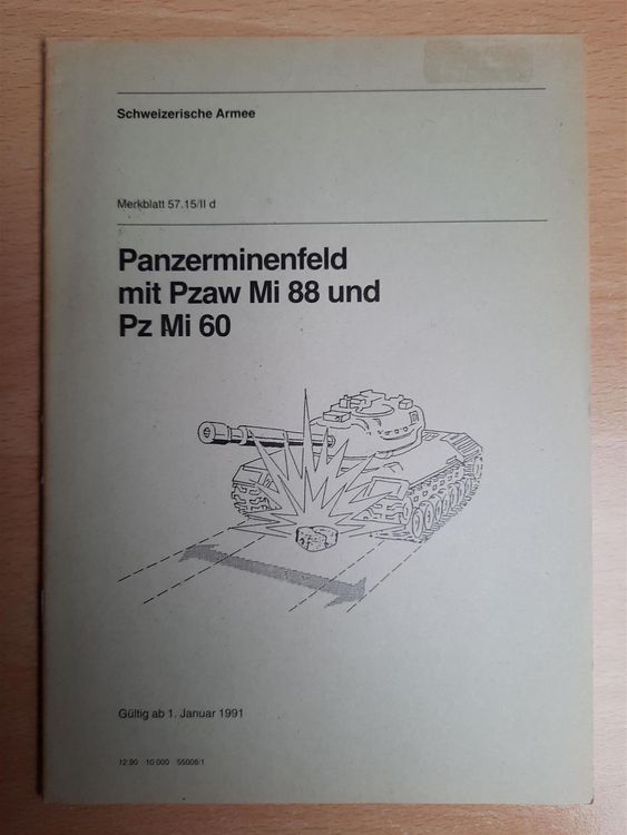 Panzerminenfeld Pzaw Mi 88 und Pz Mi 60 (Gebraucht) in Ruswil für CHF 7 ...