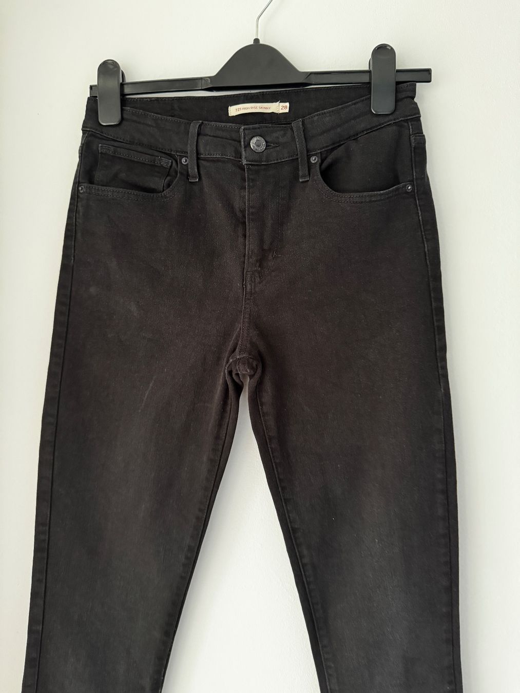 LEVIS jean noir 721 high rise skinny W28 L34 (D'occasion) à Genève pour ...