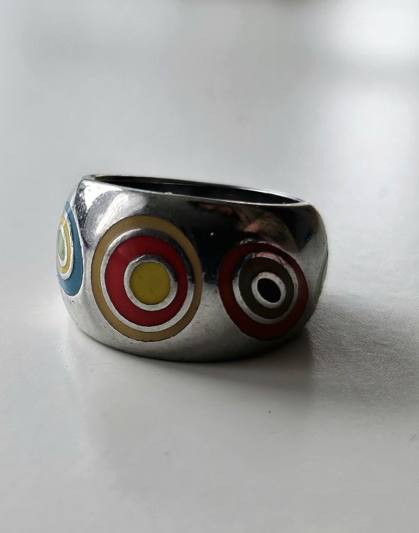 Swatch Ring mit bunten Kreisen, Durchmesser 19 mm 💍 (Gebraucht) in ...