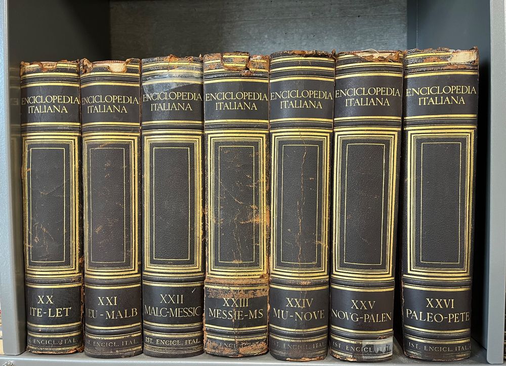 Enciclopedia Italiana (37 Bände) Giovanni TRECCANI del 1938 (Gebraucht ...